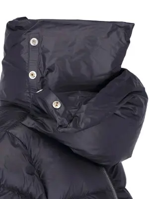 Rick Owens Cropped Down Jacket With Maxi High Collar