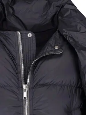 Rick Owens Cropped Down Jacket With Maxi High Collar