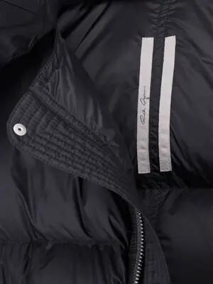 Rick Owens Cropped Down Jacket With Maxi High Collar