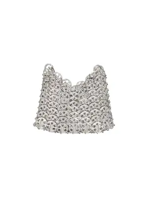 Rabanne Iconic 1969 Mini Shoulder Bag - Silver