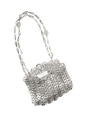 Rabanne Iconic 1969 Mini Shoulder Bag - Silver