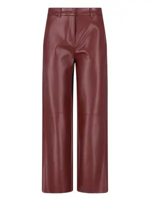 Max Mara Coated Jersey Straight Leg Pants