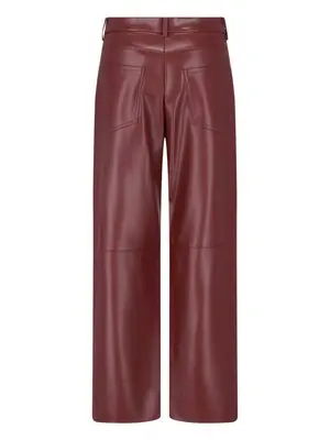Max Mara Coated Jersey Straight Leg Pants