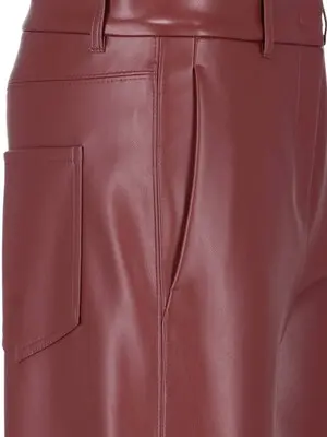 Max Mara Coated Jersey Straight Leg Pants