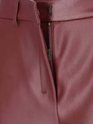 Max Mara Coated Jersey Straight Leg Pants