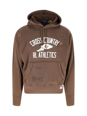 Polo Ralph Lauren Rick Owens Drkshdw Printed Hoodie - Brown