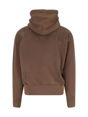 Polo Ralph Lauren Rick Owens Drkshdw Printed Hoodie - Brown