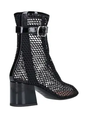 Alaïa Mesh Ankle Boots - Black