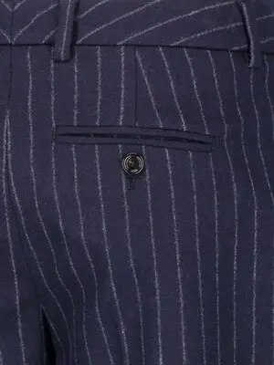 LARDINI Wool And Cashmere Pinstripe Trousers