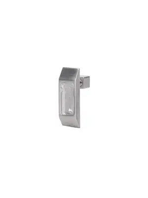 Rick Owens Earrings "crystal Beveled - Silver