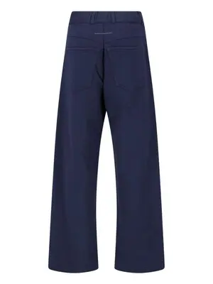 MAISON MARGIELA Wide Leg Cotton Sweatpants