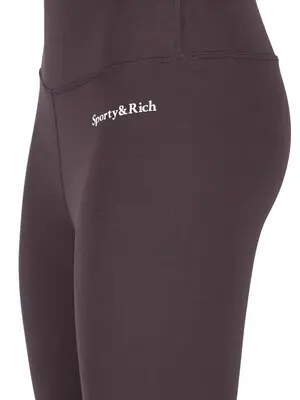 SPORTY & RICH Logo Leggings