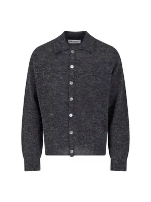 Our Legacy Mazzy" Knit Polo - Gray