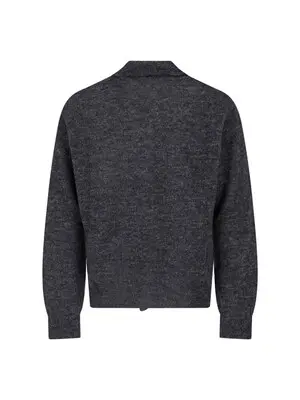 Our Legacy Mazzy" Knit Polo - Gray