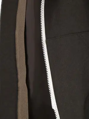 Sacai Wool Zip-up Hooded Sweatshirt
