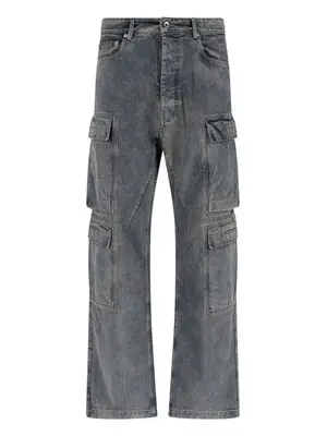 Rick Owens Double Cargo" Wide Jeans