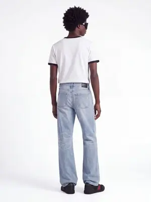 Gucci Morsetto" Bootcut Jeans - Light Blue