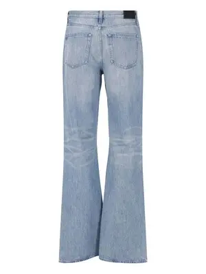 Gucci Morsetto" Bootcut Jeans - Light Blue