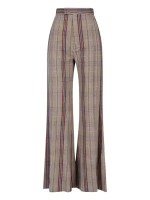 VIVIENNE WESTWOOD Wide Check Trousers