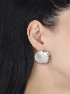 LEMAIRE Plated Brass Hoop Earrings