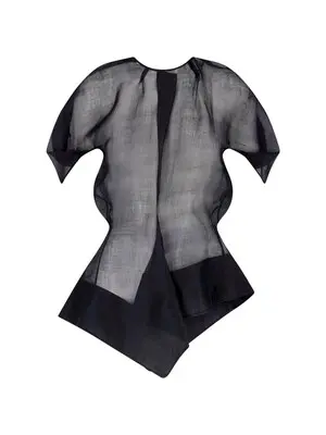 Khaite Rumi" Silk Top - Black
