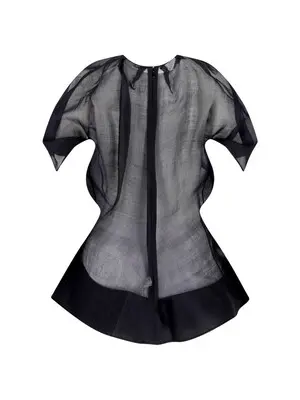 Khaite Rumi" Silk Top - Black