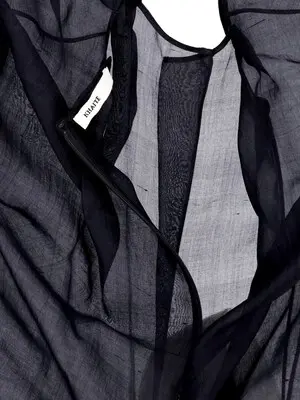 Khaite Rumi" Silk Top - Black