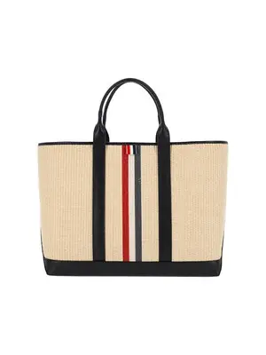 Thom Browne Medium Tote Bag - Beige