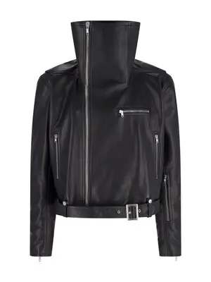 Rick Owens Biker Jacket "jumbo Stooges - Black
