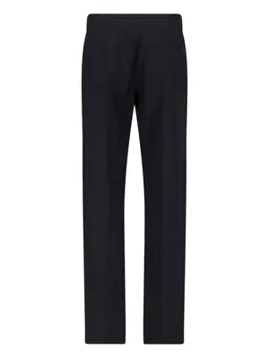 Khaite Straight Leg Virgin Wool Trousers