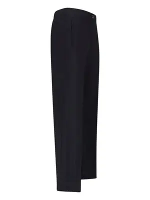 Khaite Straight Leg Virgin Wool Trousers