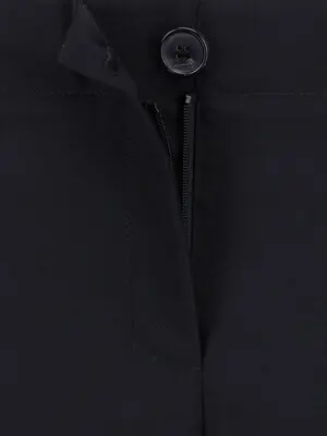 Khaite Straight Leg Virgin Wool Trousers