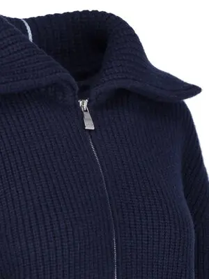 Malo Cashmere Zip Sweater