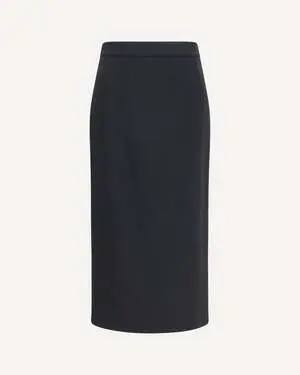 Dolce & Gabbana Stretch Wool Pencil Skirt