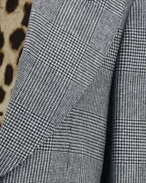 Dolce & Gabbana Prince Of Wales Single Breasted Blazer