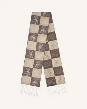 Max Mara Cashmere Fringed Scarf - Beige