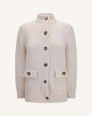 ELLA High Neck Cardigan Feale