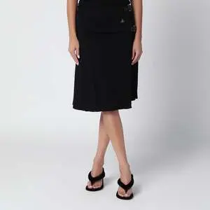 VIVIENNE WESTWOOD Alex Kilt Skirt With Orb Logo - Black