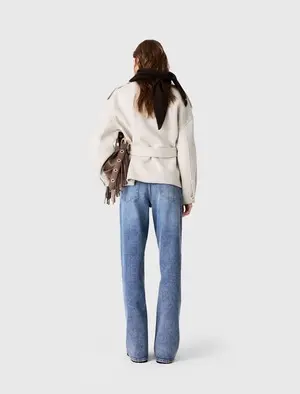Maje Double-faced Mid-length Coat