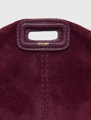 Maje Miss M Micro Suede Bag