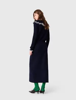 Maje Layered Cape Cardigan With Contrasting Details