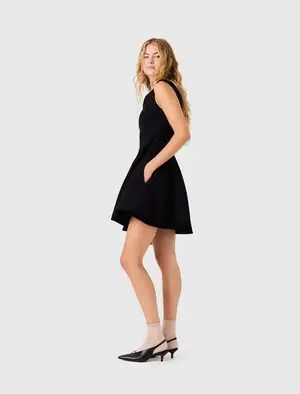 Maje Short Fringed Tweed Dress