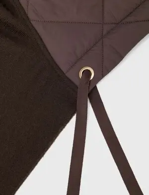 Maje Hooded Wool Scarf