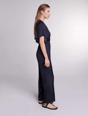 Maje Satin Trouser Suit