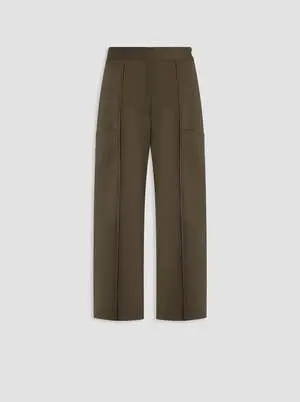 CALLAS MILANO Military Wide-leg Cropped Pants