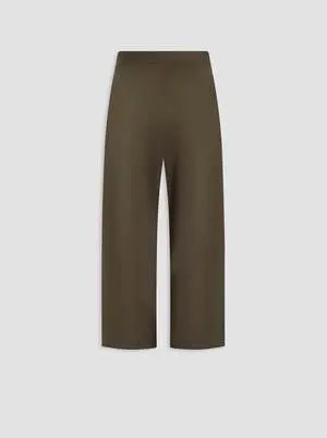 CALLAS MILANO Military Wide-leg Cropped Pants