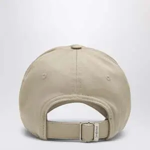 Saint Laurent Beige Cotton Gabardine Baseball Cap