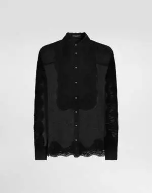 Dolce & Gabbana Organza Shirt - Black