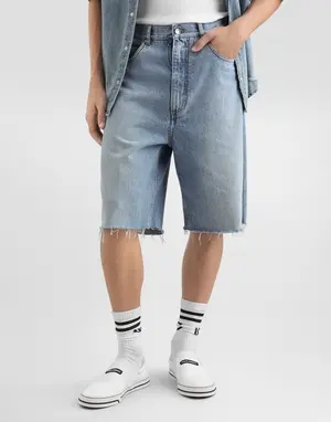 Dolce & Gabbana Denim Bermuda Shorts