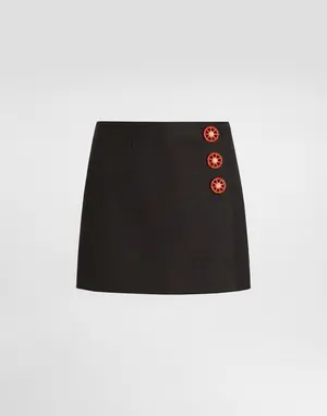 Dolce & Gabbana Miniskirt In Fabric